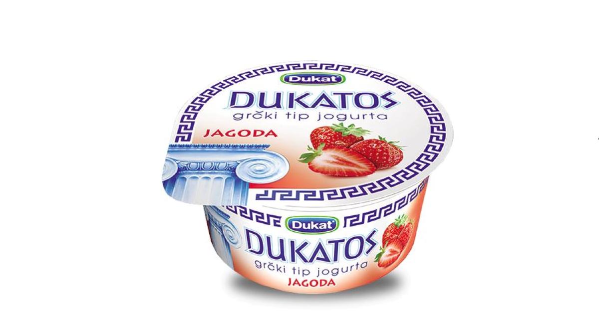 Greek Yogurt Dukatos Strawberry 150g